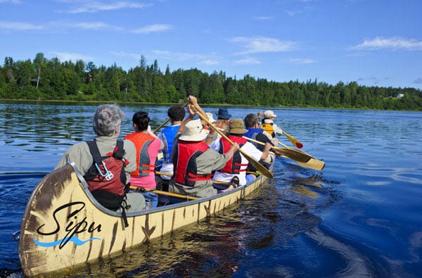 Voyageur Canoe to Paddle Alongside Tall Ships - Giver on the River