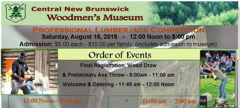 Woodmen's Museum Professional Lumberjack Competition - Giver on the River