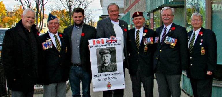 Veteran Banners for Remembrance Day Unveiled - Giver on the River