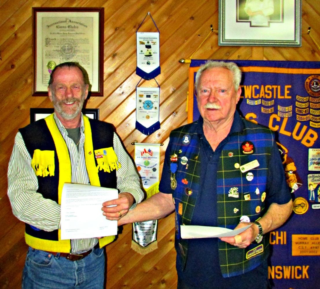 Newcastle Lion's Club Recognizes Members With Awards And Pins For Years ...
